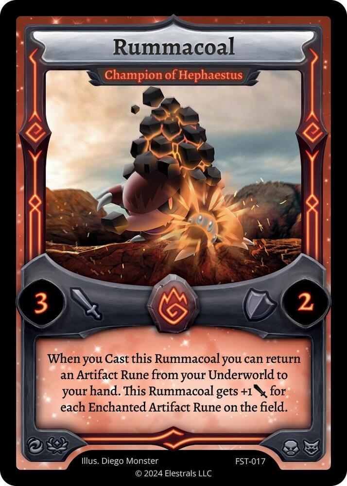Rummacoal - Champion of Hephaestus - Divine Champions: Firestorm - Elestrals - TCGplayer.com