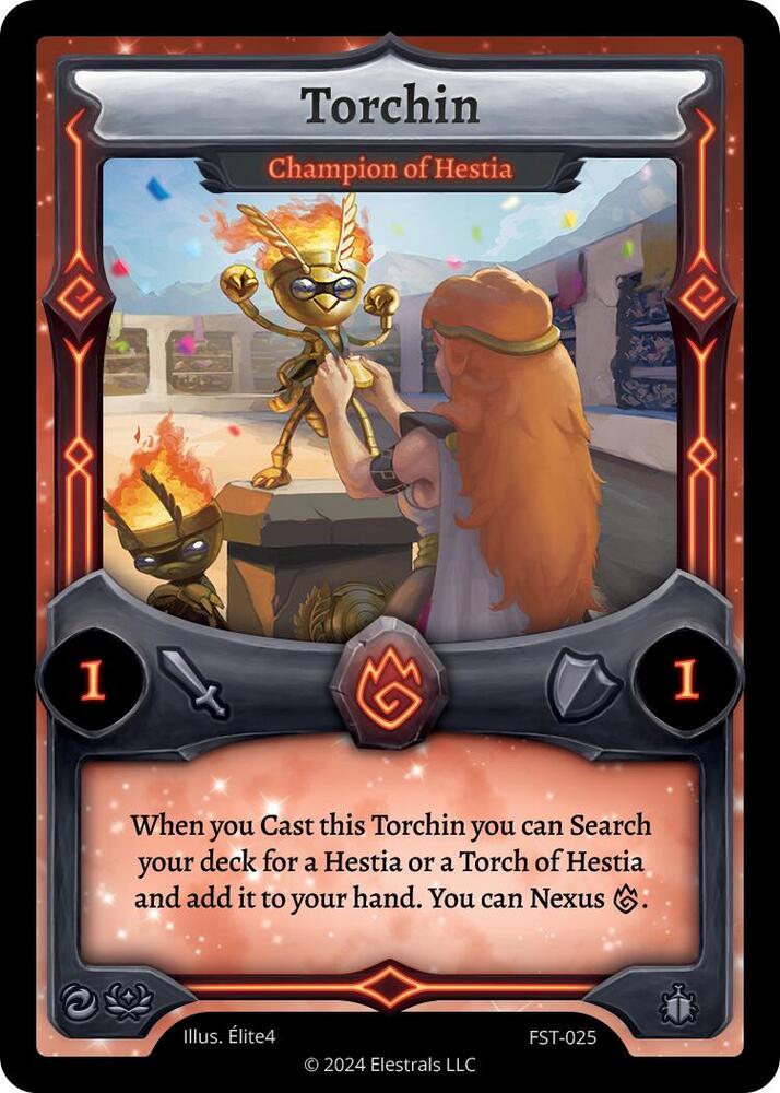 Torchin - Champion of Hestia - Divine Champions: Firestorm - Elestrals ...
