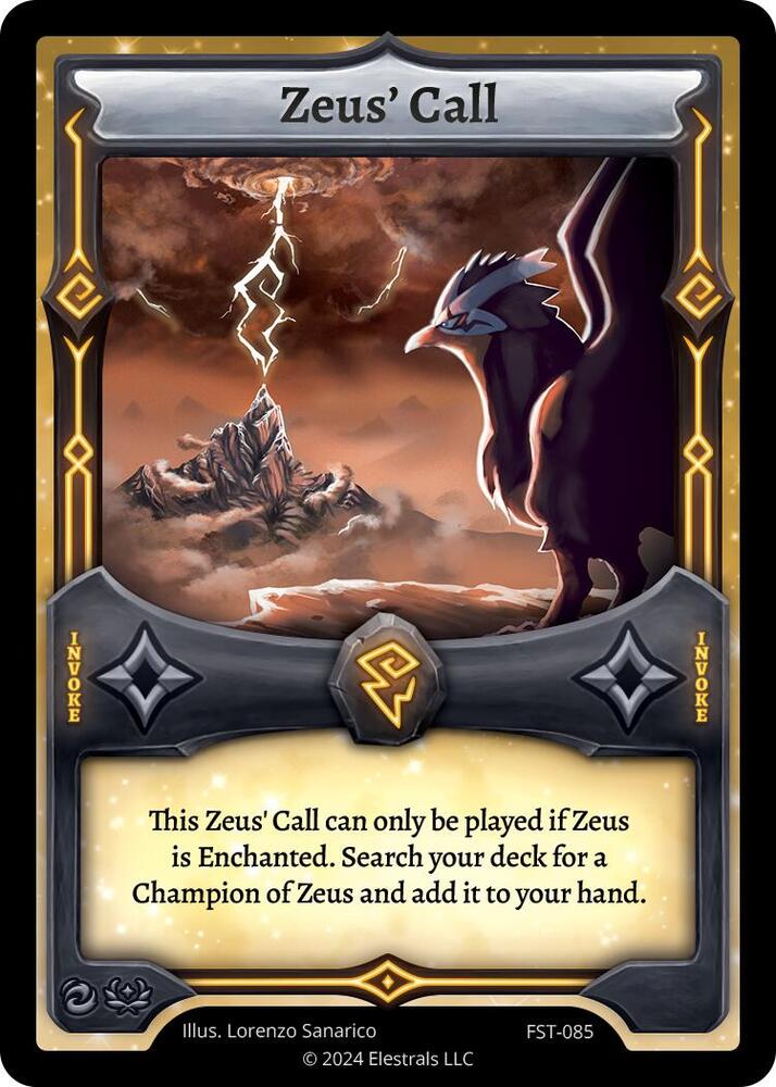Zeus' Call - Divine Champions: Firestorm - Elestrals - TCGplayer.com