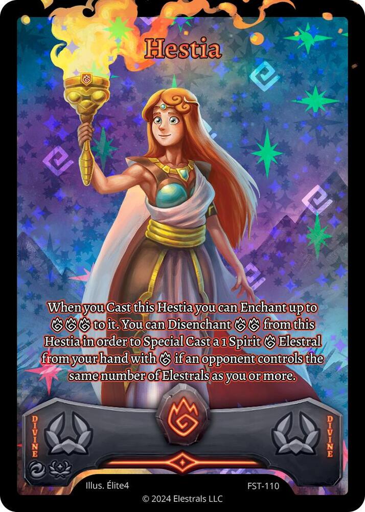 Hestia (Full Art) - Divine Champions: Firestorm - Elestrals - TCGplayer.com