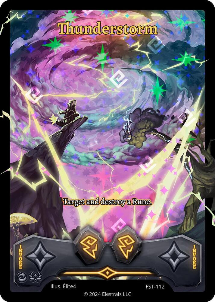 Thunderstorm (Full Art) - Divine Champions: Firestorm - Elestrals ...