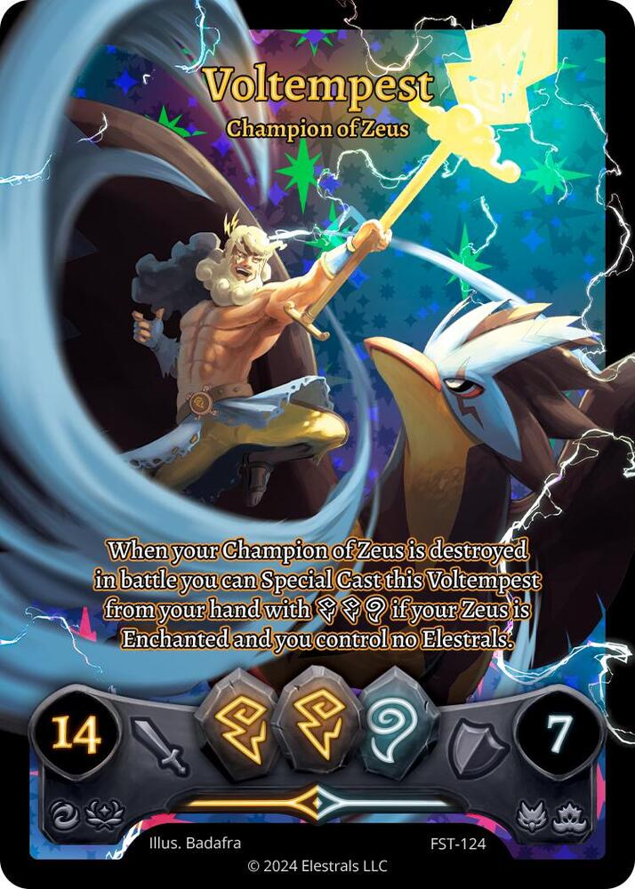 Voltempest - Champion of Zeus (Box Topper) - Divine Champions: Firestorm - Elestrals - TCGplayer.com