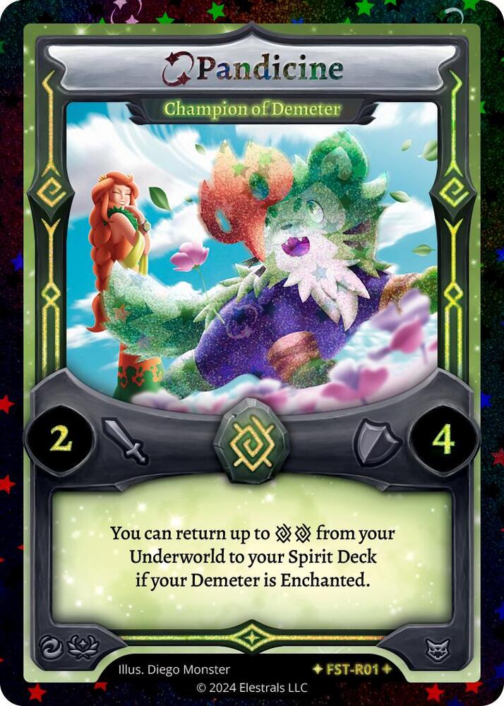 Pandicine - Champion of Demeter (Stellar) - Divine Champions: Firestorm - Elestrals - TCGplayer.com