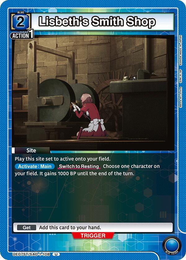 Lisbeth's Smith Shop - UE07ST: Sword Art Online Starter Deck - Union ...