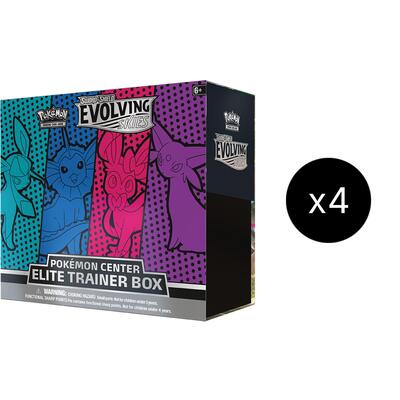 Evolving Skies Pokemon Center Elite Trainer Box Case [Glaceon/Vaporeon ...