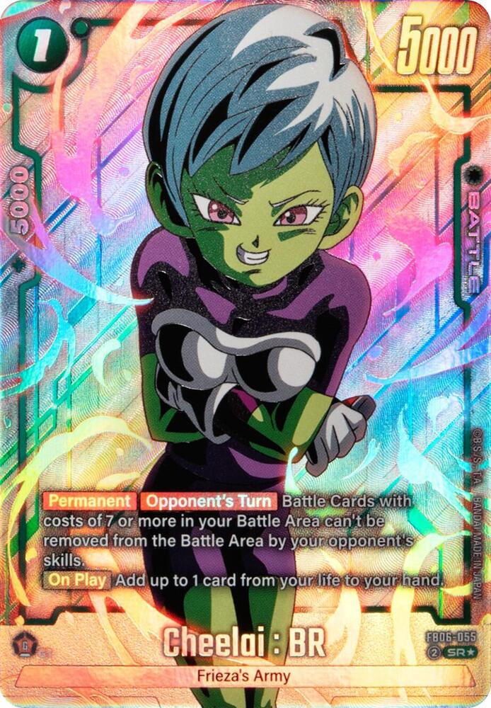 Cheelai : BR - FB06-055 (Alternate Art) - Rivals Clash - Dragon Ball Super: Fusion World ...