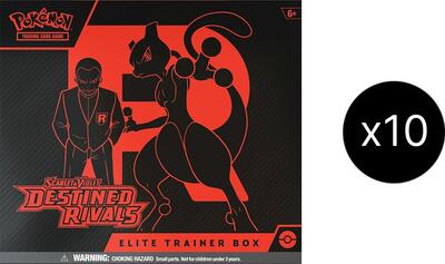 Destined Rivals Elite Trainer Box Case - SV10: Destined Rivals ...
