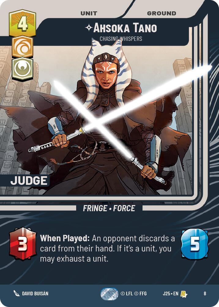 Ahsoka Tano - Chasing Whispers - Judge Promos - Star Wars: Unlimited ...