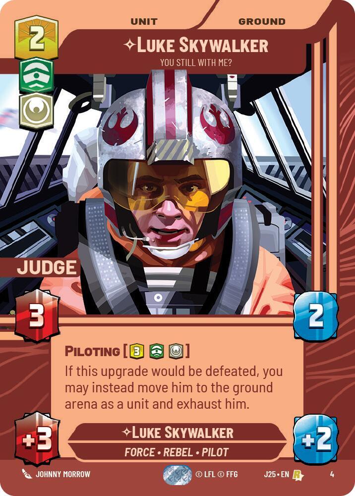 Luke Skywalker - You Still With Me? - Judge Promos - Star Wars ...