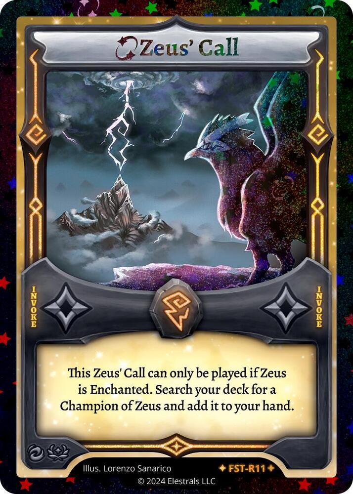Zeus' Call (Stellar) - Divine Champions: Firestorm Starter Decks - Elestrals - TCGplayer.com