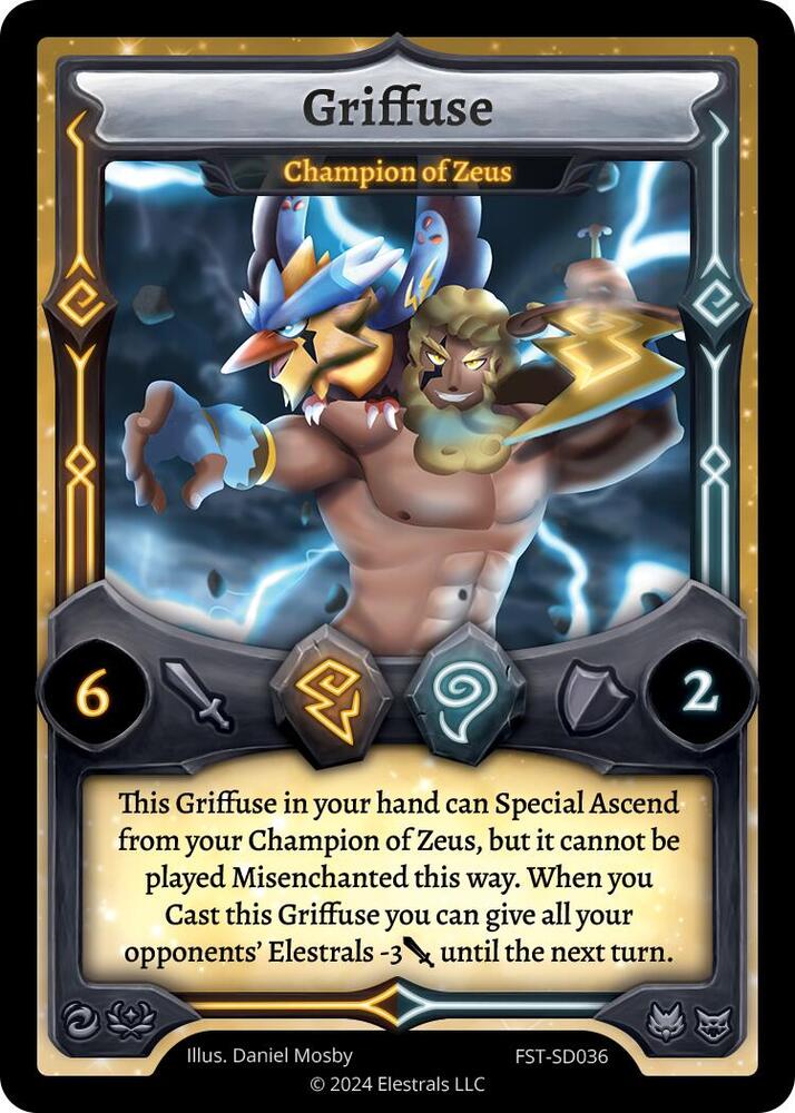 Griffuse - Champion of Zeus - Divine Champions: Firestorm Starter Decks - Elestrals - TCGplayer.com
