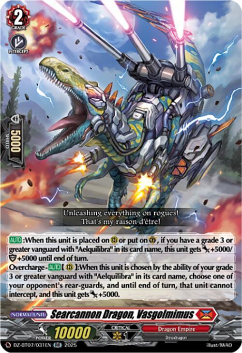 Searcannon Dragon, Vasgolmimus - DZ-BT07: Moon Fangs & Cerulean Blaze ...