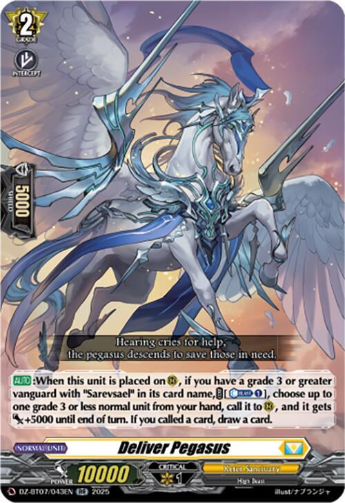 Deliver Pegasus - DZ-BT07: Moon Fangs & Cerulean Blaze - Cardfight Vanguard - TCGplayer.com