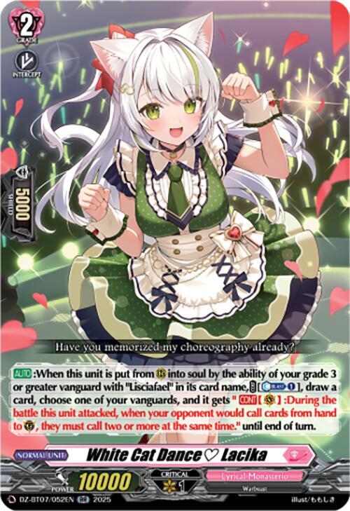 White Cat Dance Lacika - DZ-BT07: Moon Fangs & Cerulean Blaze ...