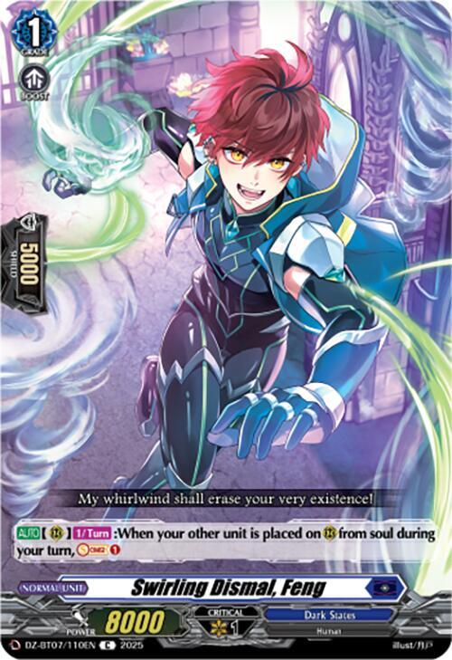 Swirling Dismal, Feng - DZ-BT07: Moon Fangs & Cerulean Blaze - Cardfight Vanguard - TCGplayer.com