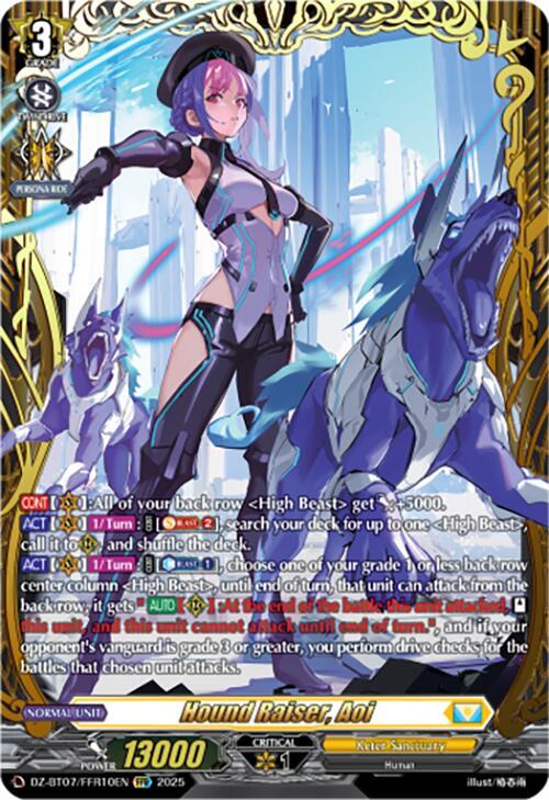 Hound Raiser, Aoi (FFR) - DZ-BT07: Moon Fangs & Cerulean Blaze ...