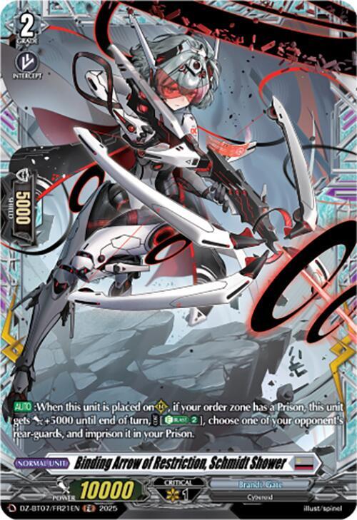 Binding Arrow of Restriction, Schmidt Shower (FR) - DZ-BT07: Moon Fangs & Cerulean Blaze ...