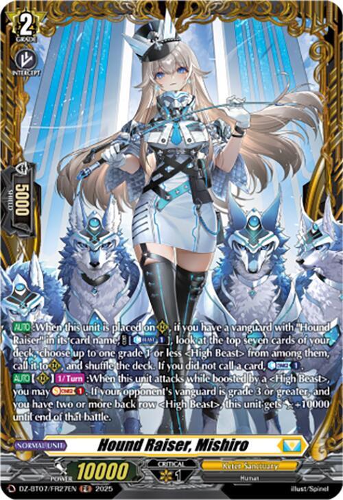 Hound Raiser, Mishiro (FR) - DZ-BT07: Moon Fangs & Cerulean Blaze - Cardfight Vanguard ...