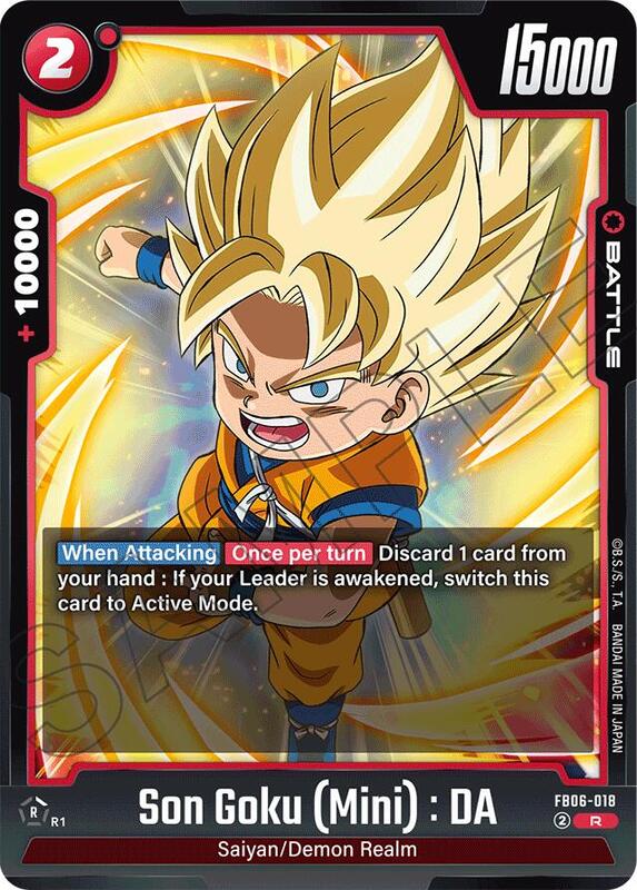 Son Goku (Mini) : DA - FB06-018 - Rivals Clash - Dragon Ball Super: Fusion World - TCGplayer.com