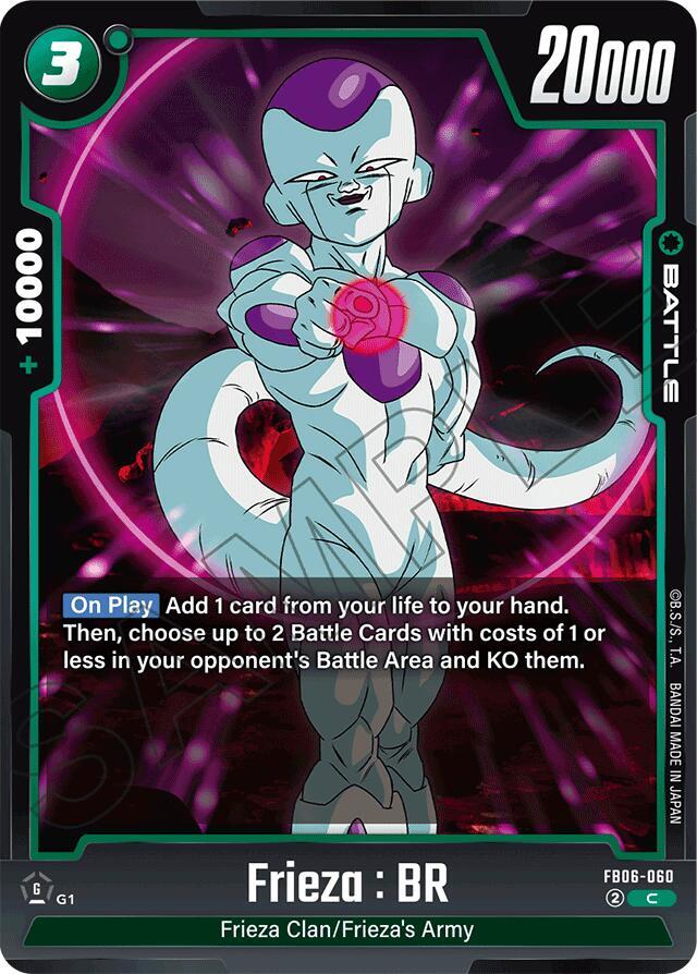Frieza : BR - Rivals Clash - Dragon Ball Super: Fusion World ...