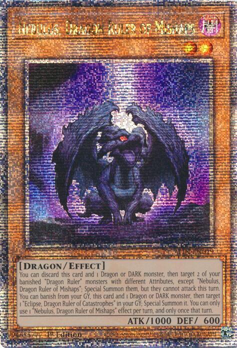 Nebulus, Dragon Ruler of Mishaps (Quarter Century Secret Rare ...