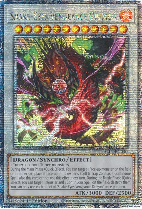 Snake-Eyes Vengeance Dragon (Quarter Century Secret Rare) - Alliance ...