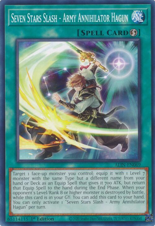 Seven Stars Slash - Army Annihilator Hagun - Alliance Insight - YuGiOh ...