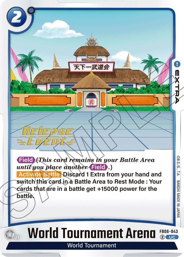 World Tournament Arena - Rivals Clash Release Event Cards - Dragon Ball ...