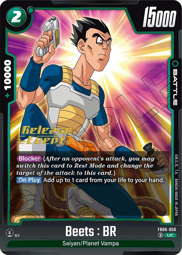 Beets : BR - Rivals Clash Release Event Cards - Dragon Ball Super ...
