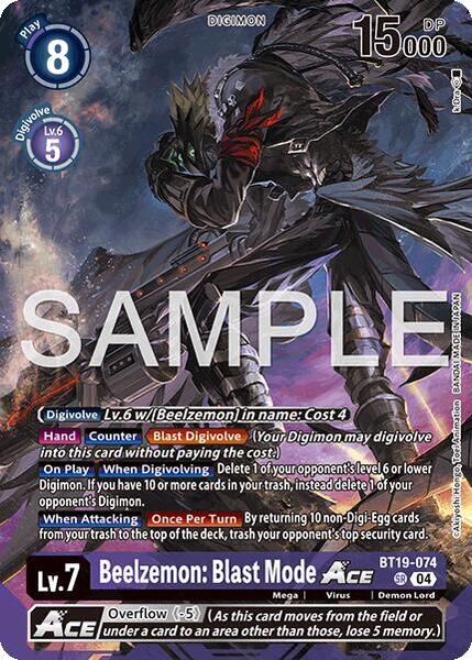 Beelzemon: Blast Mode ACE - Limited Card Pack -Billion Bullet ...