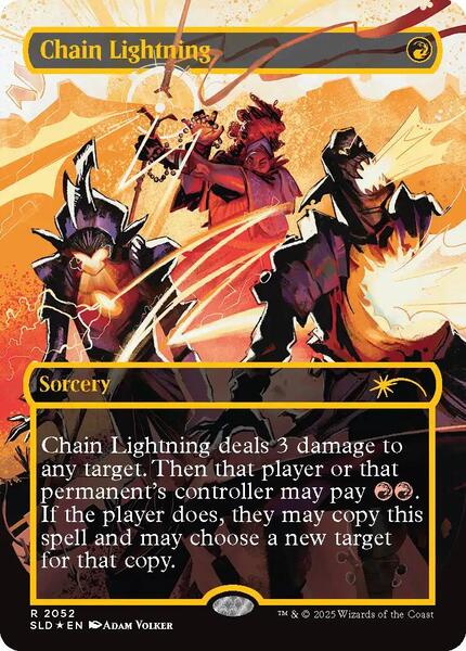 Chain Lightning (2052) (Raised Foil) - Secret Lair Drop Series - Magic ...