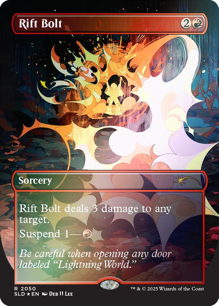 Rift Bolt (2050) (Rainbow Foil) - Secret Lair Drop Series - Magic: The ...