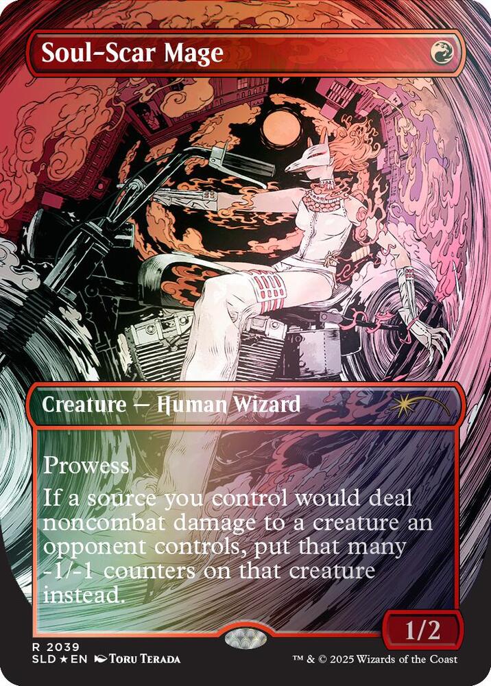 Soul-Scar Mage (2039) (Rainbow Foil) - Secret Lair Drop Series - Magic ...