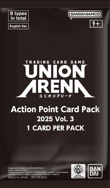 Union Arena Action Point Card Pack 2025 Vol. 3 - Union Arena Promotion Cards - Union Arena ...