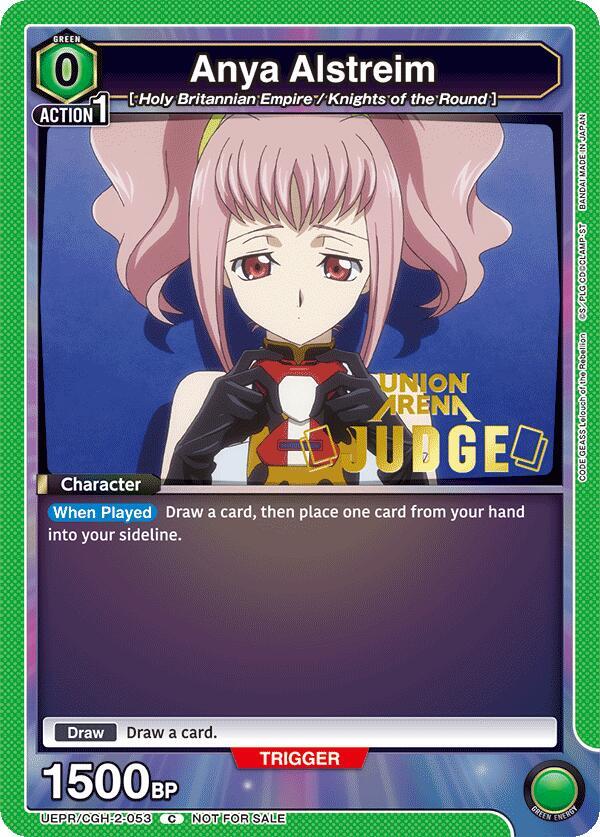 Anya Alstreim (Judge Pack) - Union Arena Promotion Cards - Union Arena ...