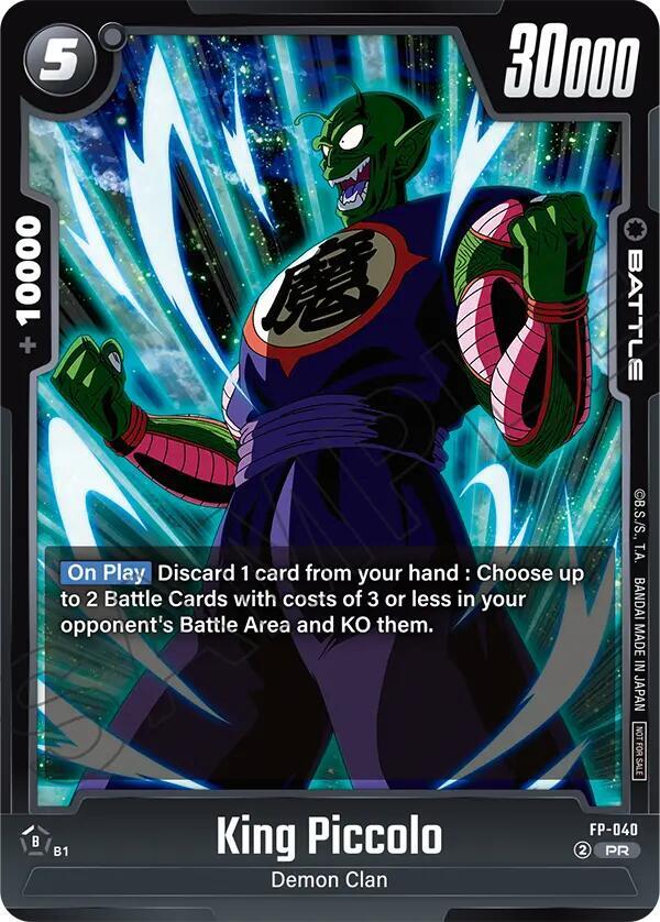 King Piccolo - FP-040 - Rivals Clash Release Event Cards - Dragon Ball ...