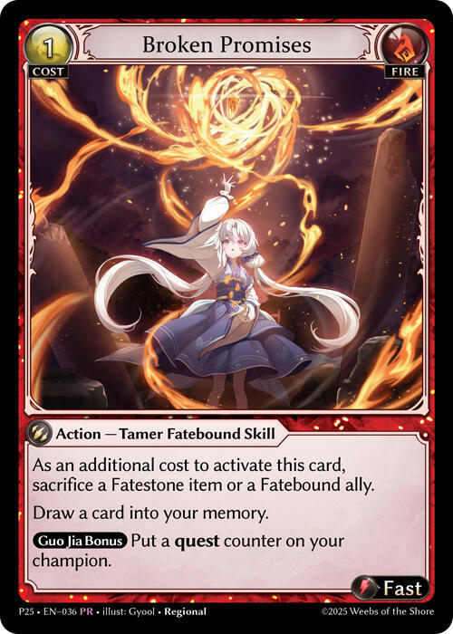 Broken Promises - Promotional Cards - Grand Archive TCG - TCGplayer.com