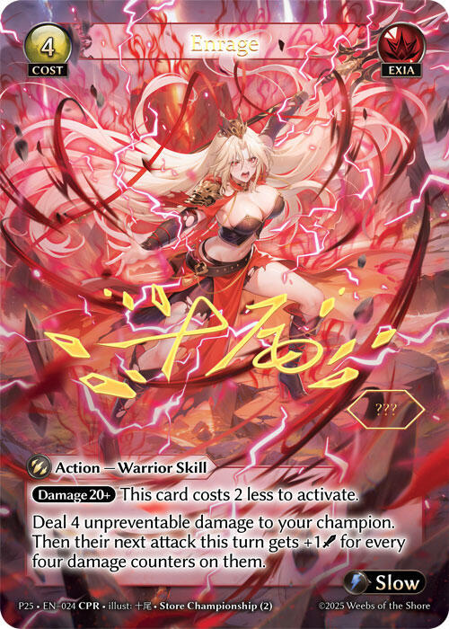 Enrage (CPR) - Promotional Cards - Grand Archive TCG - TCGplayer.com