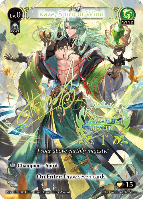 Kaze, Spirit of Wind (CPR) - Promotional Cards - Grand Archive TCG - TCGplayer.com