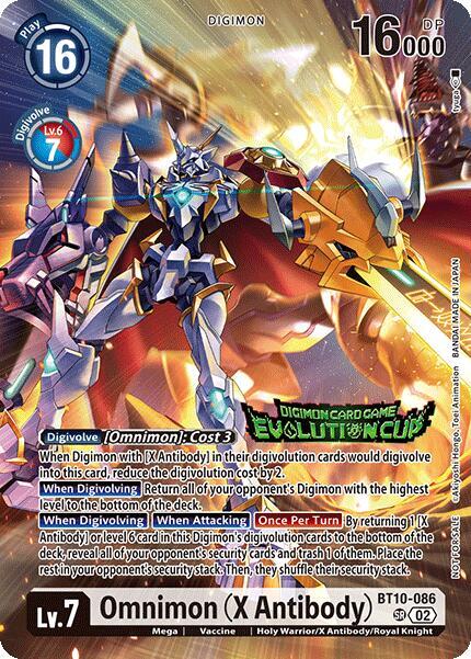 Omnimon (X Antibody) (Evolution Cup 2025 Vol. 1) - Xros Encounter - Digimon Card Game ...