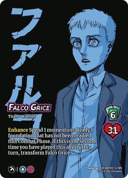Falco Grice // Jaw Titan, Flying Form - Attack on Titan: Apocalypse ...