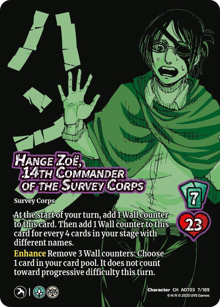 Hange Zoe, 14th Commander of the Survey Corps - Attack on Titan ...
