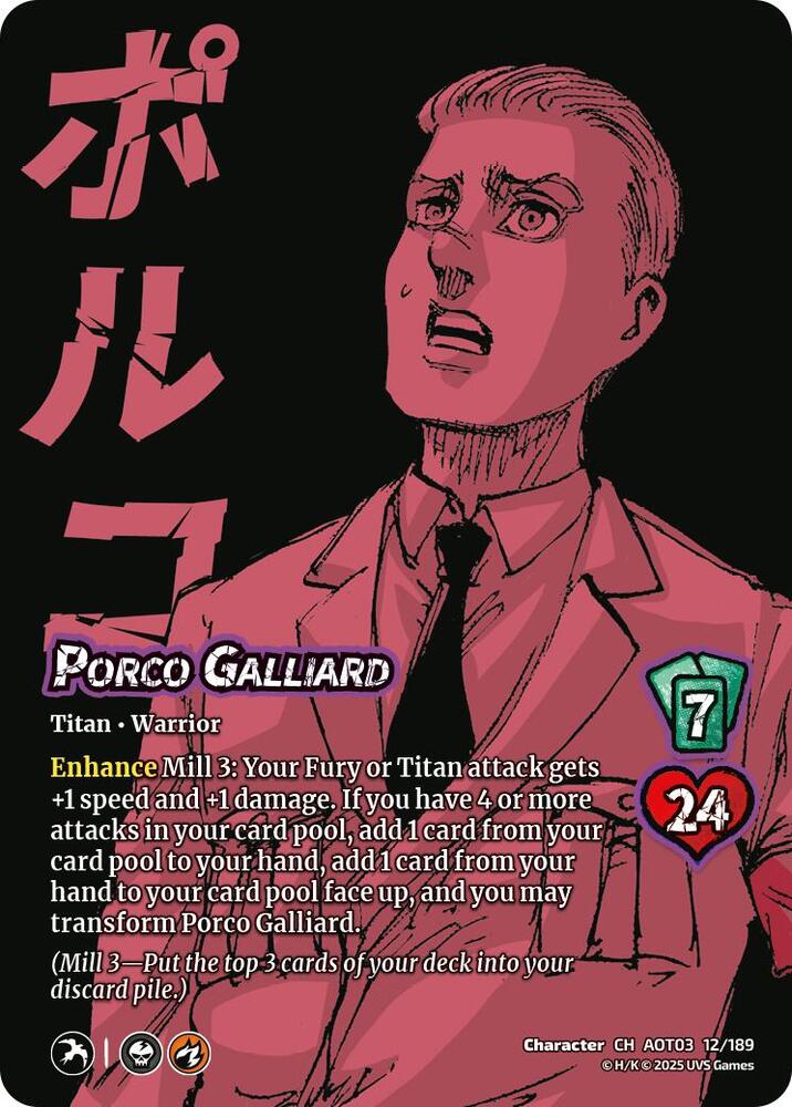 Porco Galliard // Jaw Titan, Crushing Biter - Attack on Titan ...