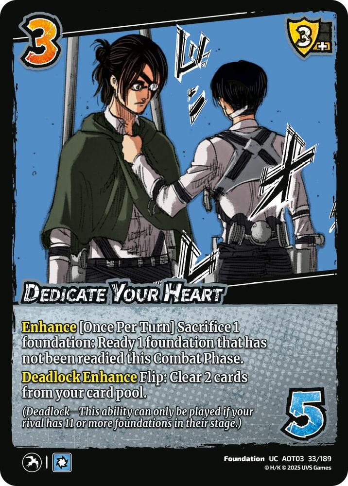 Dedicate Your Heart - Attack on Titan: Apocalypse - UniVersus ...