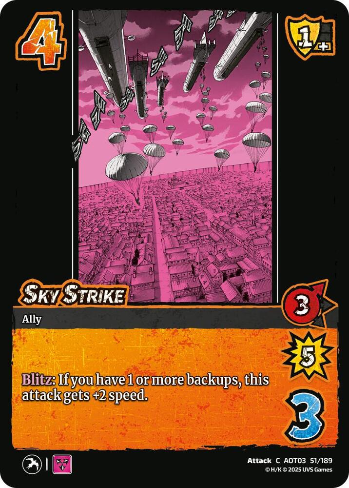 Sky Strike - Attack on Titan: Apocalypse - UniVersus - TCGplayer.com