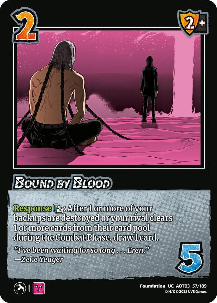 Bound by Blood - Attack on Titan: Apocalypse - UniVersus - TCGplayer.com