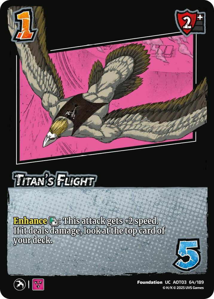 Titan's Flight - Attack on Titan: Apocalypse - UniVersus - TCGplayer.com