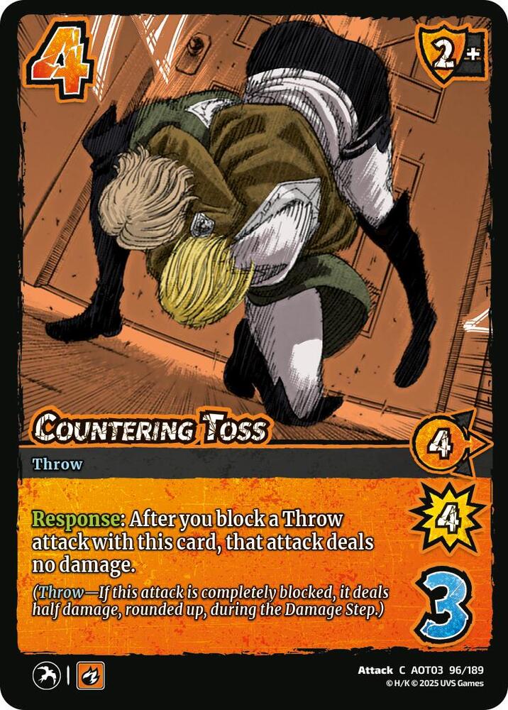 Countering Toss - Attack on Titan: Apocalypse - UniVersus - TCGplayer.com