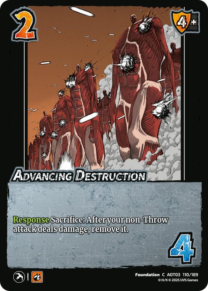 Advancing Destruction - Attack on Titan: Apocalypse - UniVersus ...