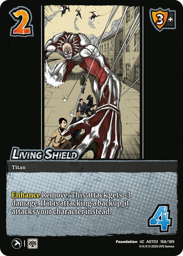 Living Shield - Attack on Titan: Apocalypse - UniVersus - TCGplayer.com